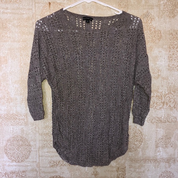 Express | Sweaters | Light Grey Sweater | Poshmark